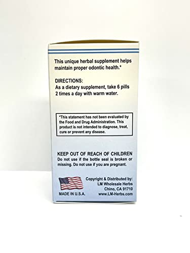 herbal ingredients for toothache relief