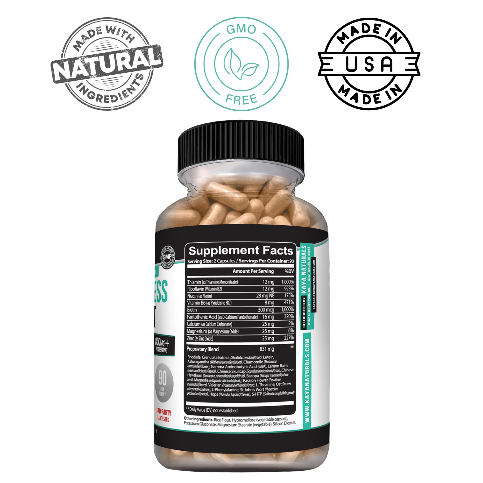 herbal ingredients in blended vitamin & mineral supplements