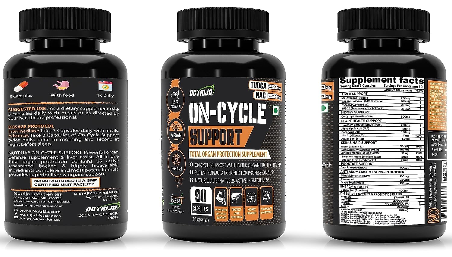 herbal ingredients in NutriJa ON Cycle