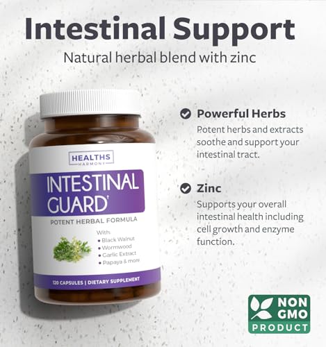 herbal intestinal support capsules