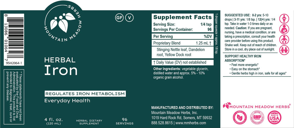 herbal iron for improved stamina