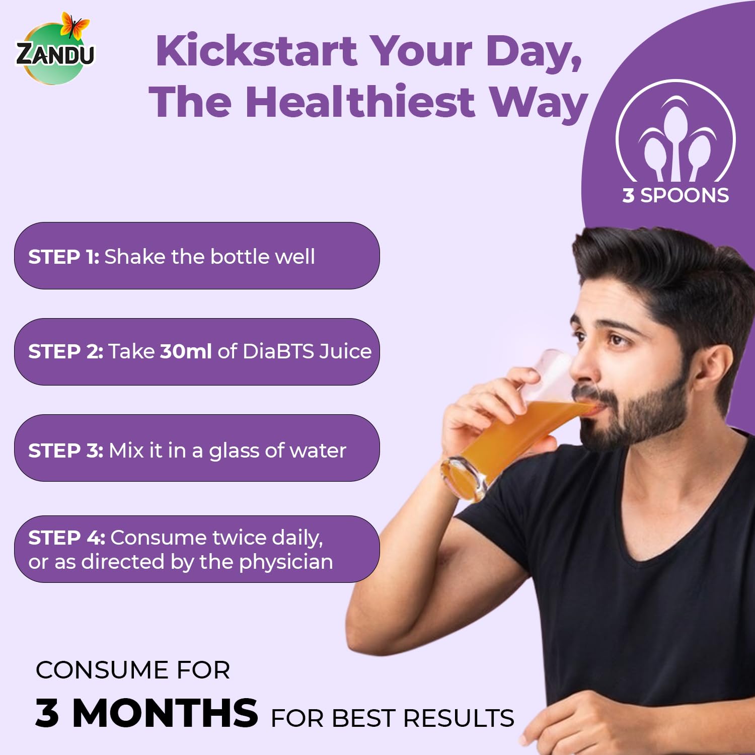 herbal juice blend for energy
