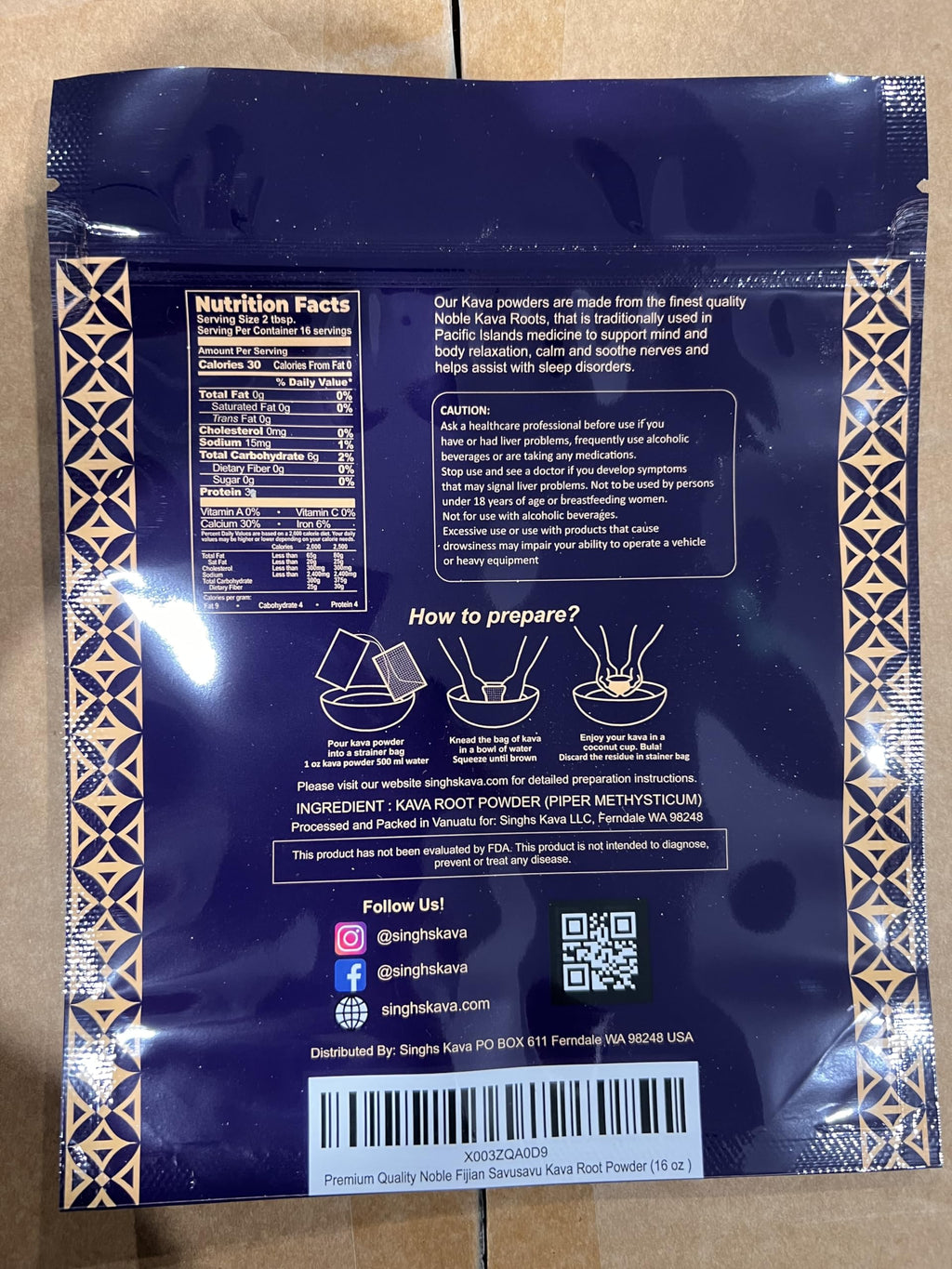 herbal kava kava supplement for health