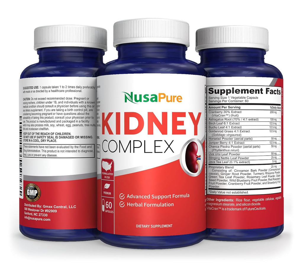 Herbal kidney support with cranberry