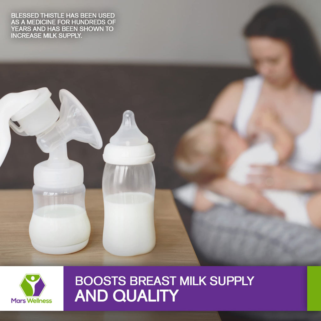 herbal lactation aid with milk thistle