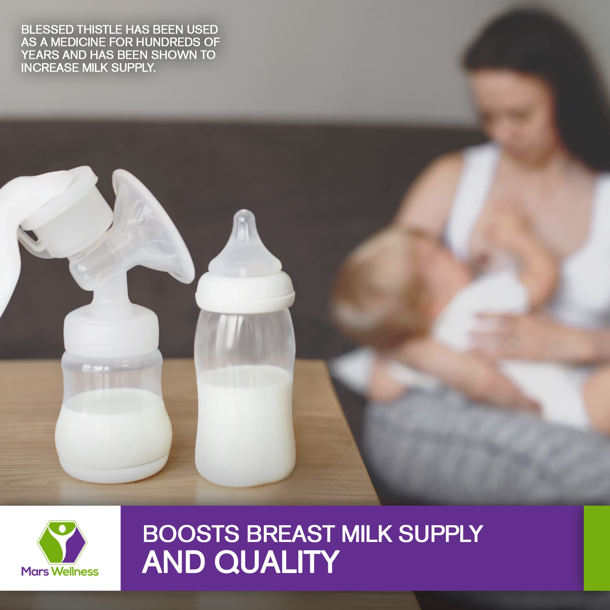 herbal lactation aid with milk thistle