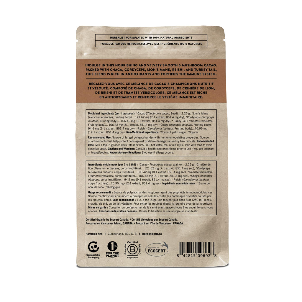 herbal latte for mushroom lovers