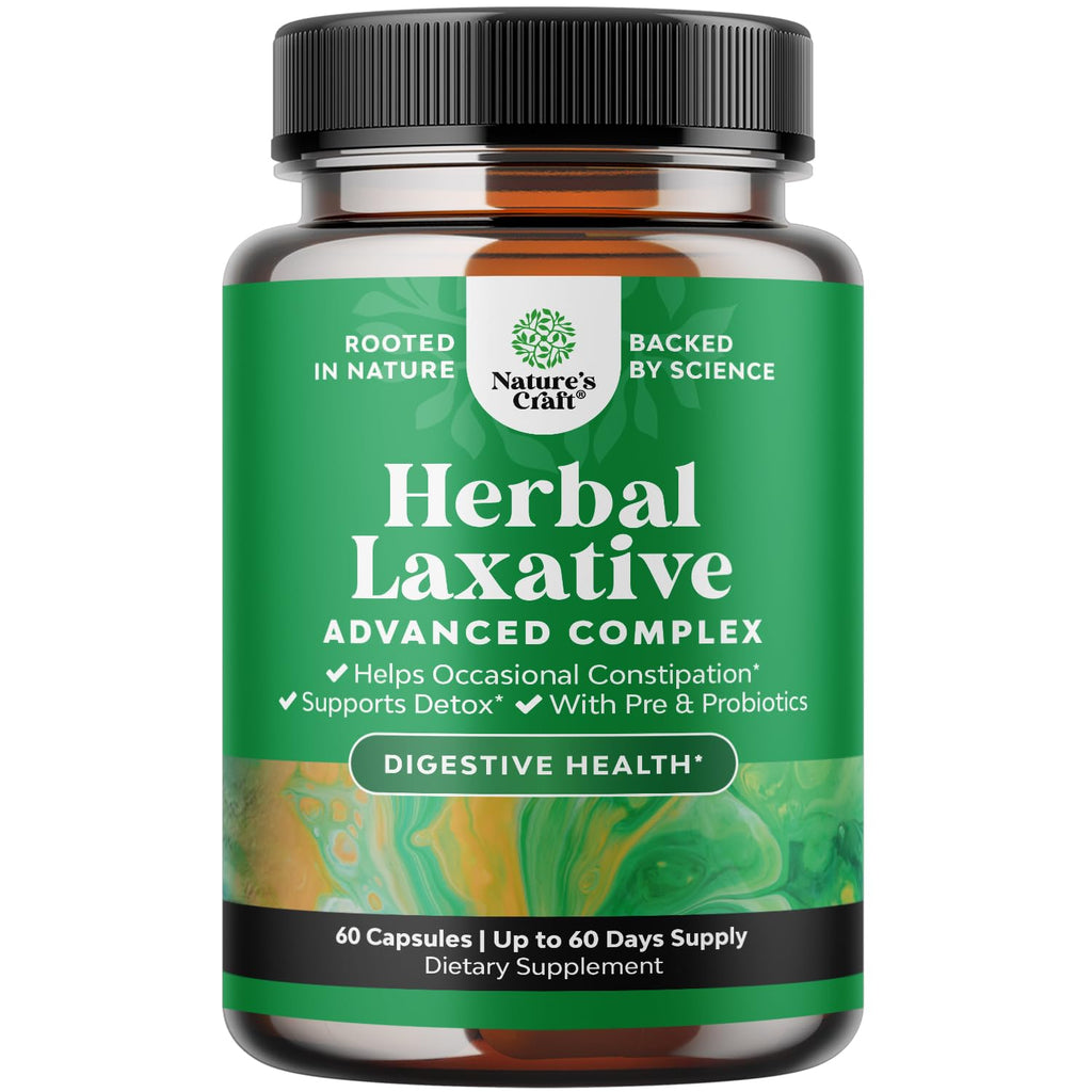 Herbal laxatives for gentle cleansing