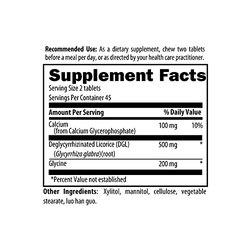 herbal licorice root chewable tablets