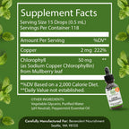 Herbal liquid chlorophyll for detox