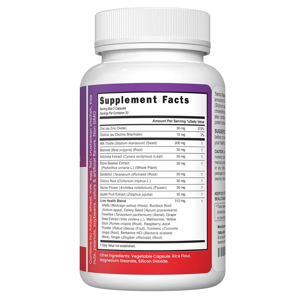 Herbal liver cleanse supplement 1000 mg