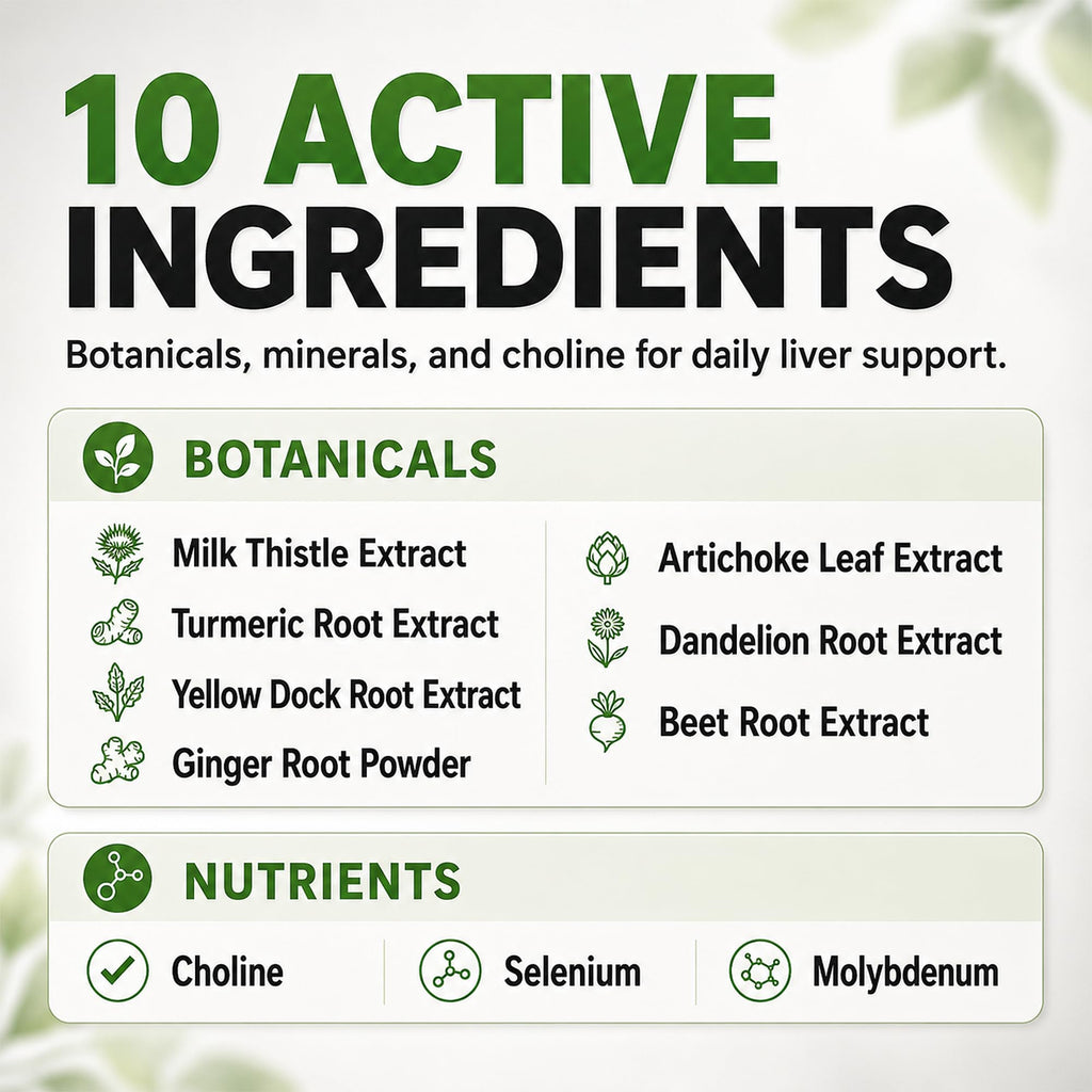 herbal liver health with milk thistle