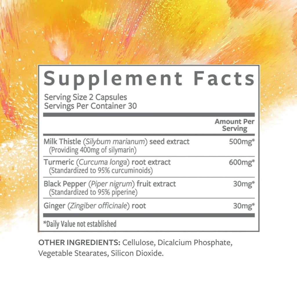 Herbal liver support supplement