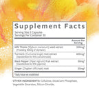 Herbal liver support supplement