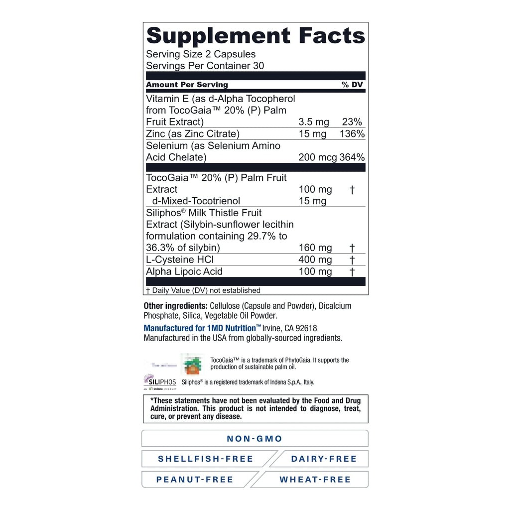 herbal liver support with milk thistle