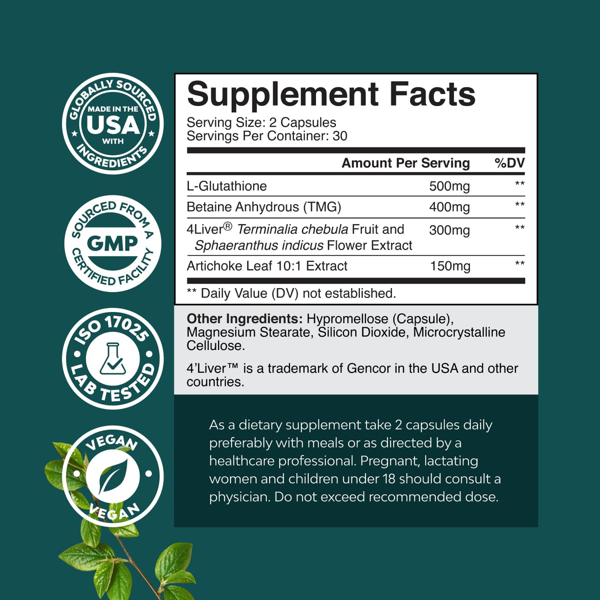 herbal liver support with milk thistle