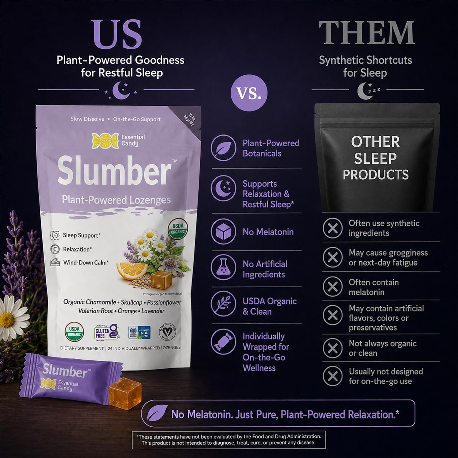 herbal lozenges for better sleep