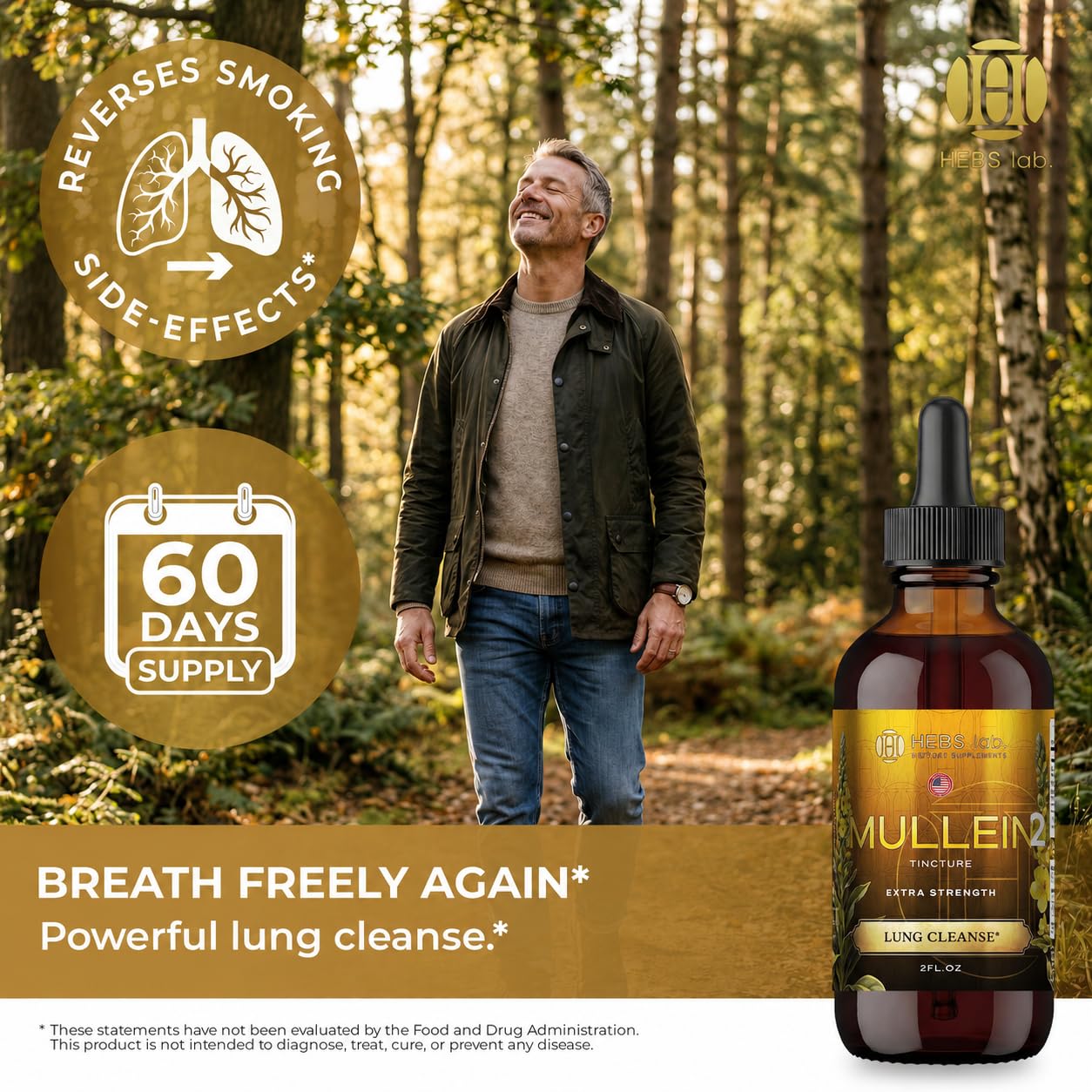 herbal lung support with mullein extract