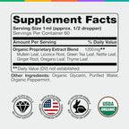 Herbal lung support with mullein