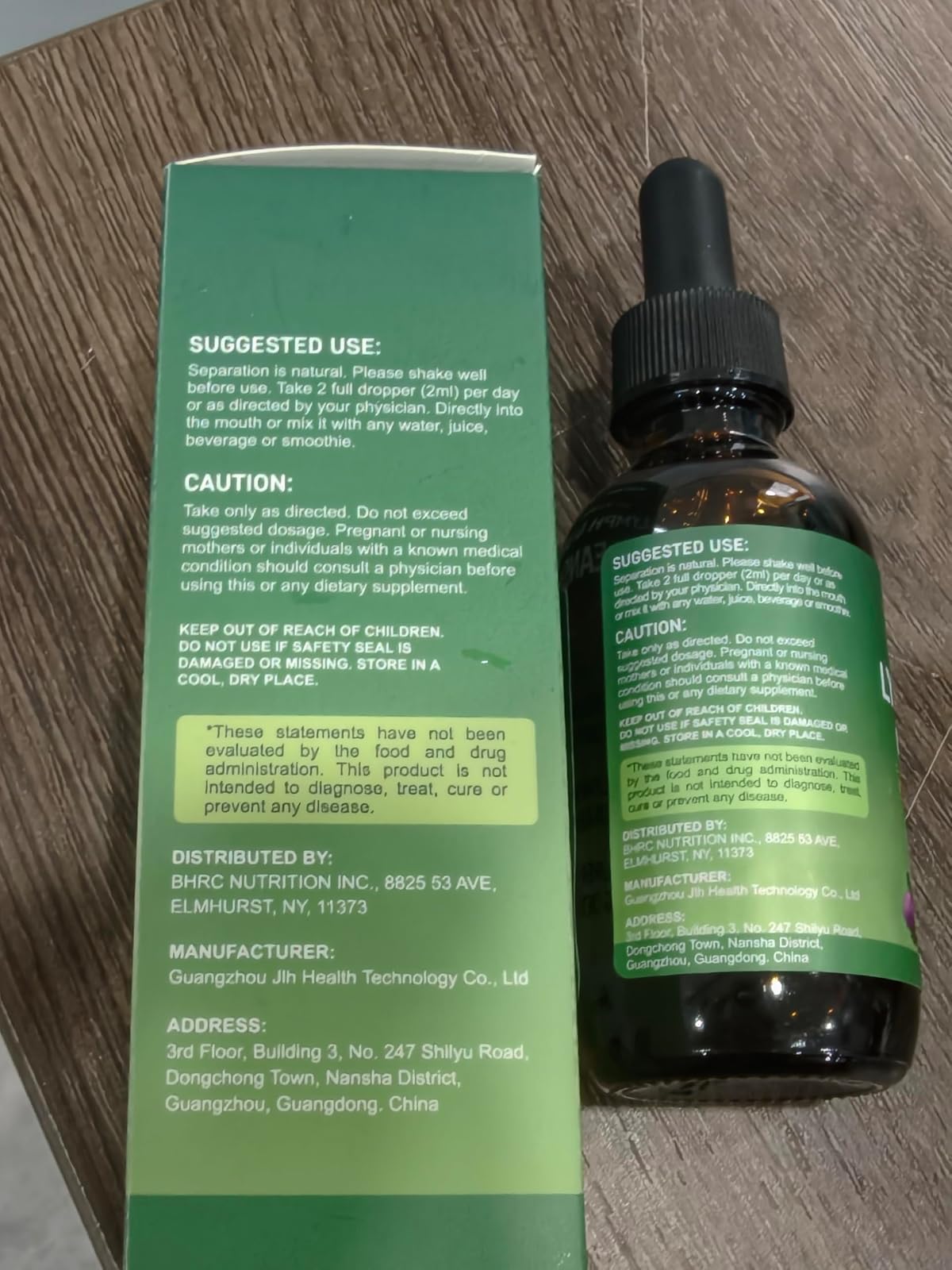 Herbal lymphatic health support drops