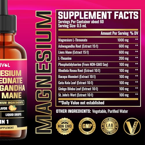 herbal magnesium drops for better sleep