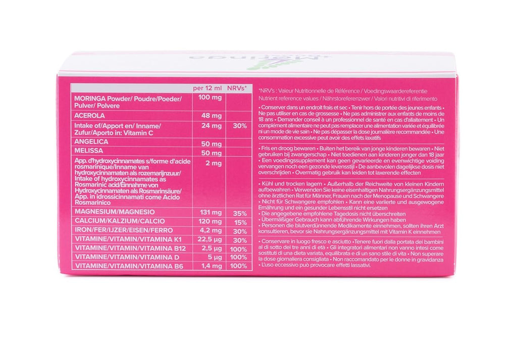 Herbal menopause relief with moringa