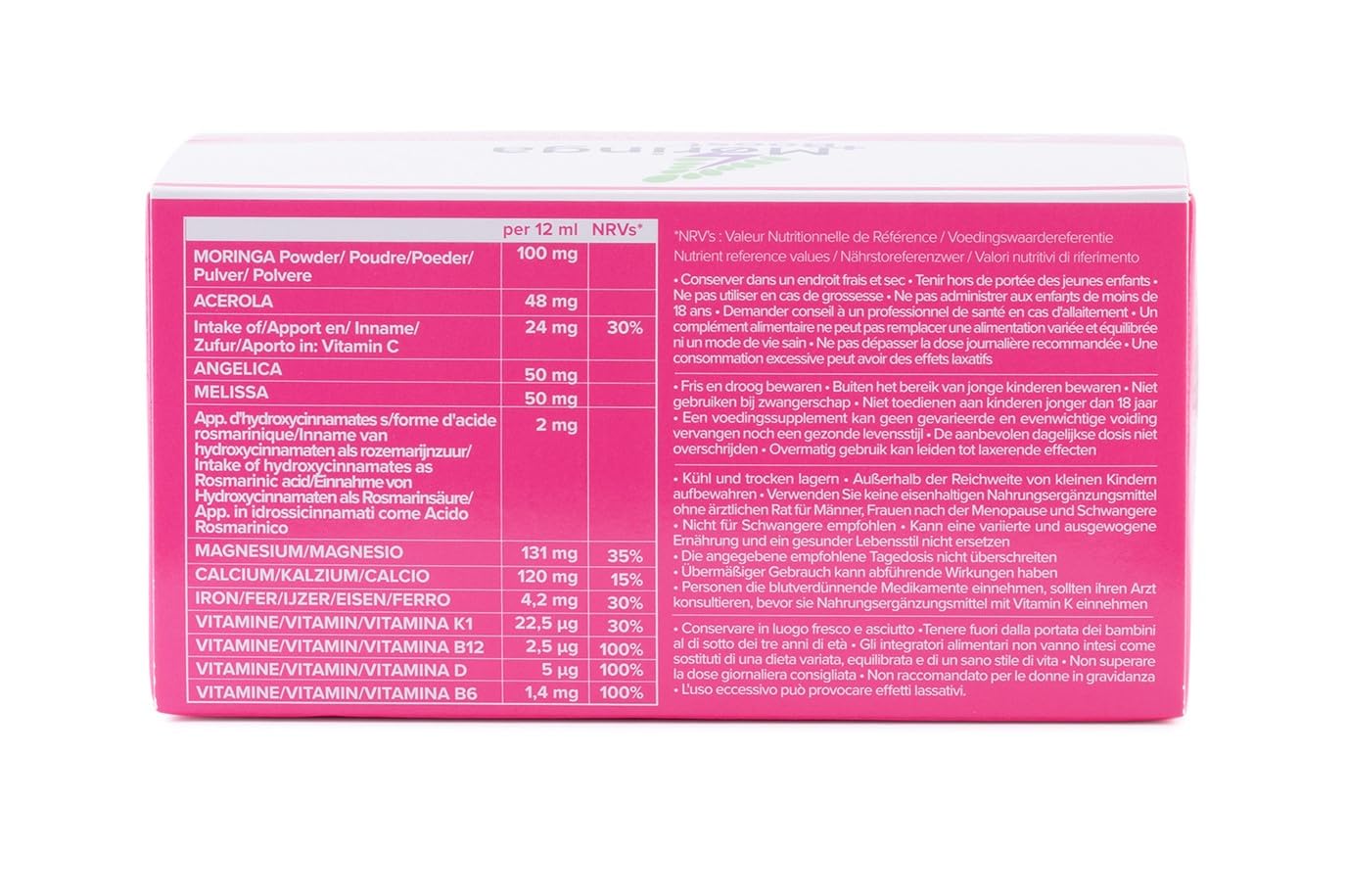 Herbal menopause relief with moringa