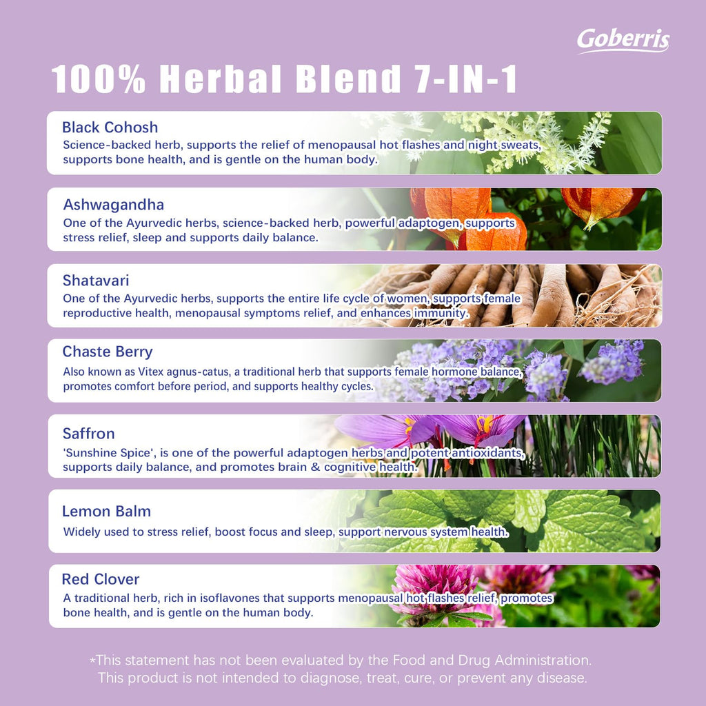 Herbal menopause support gummies 90 count