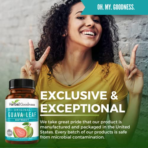 Herbal metabolism support with guava leaves