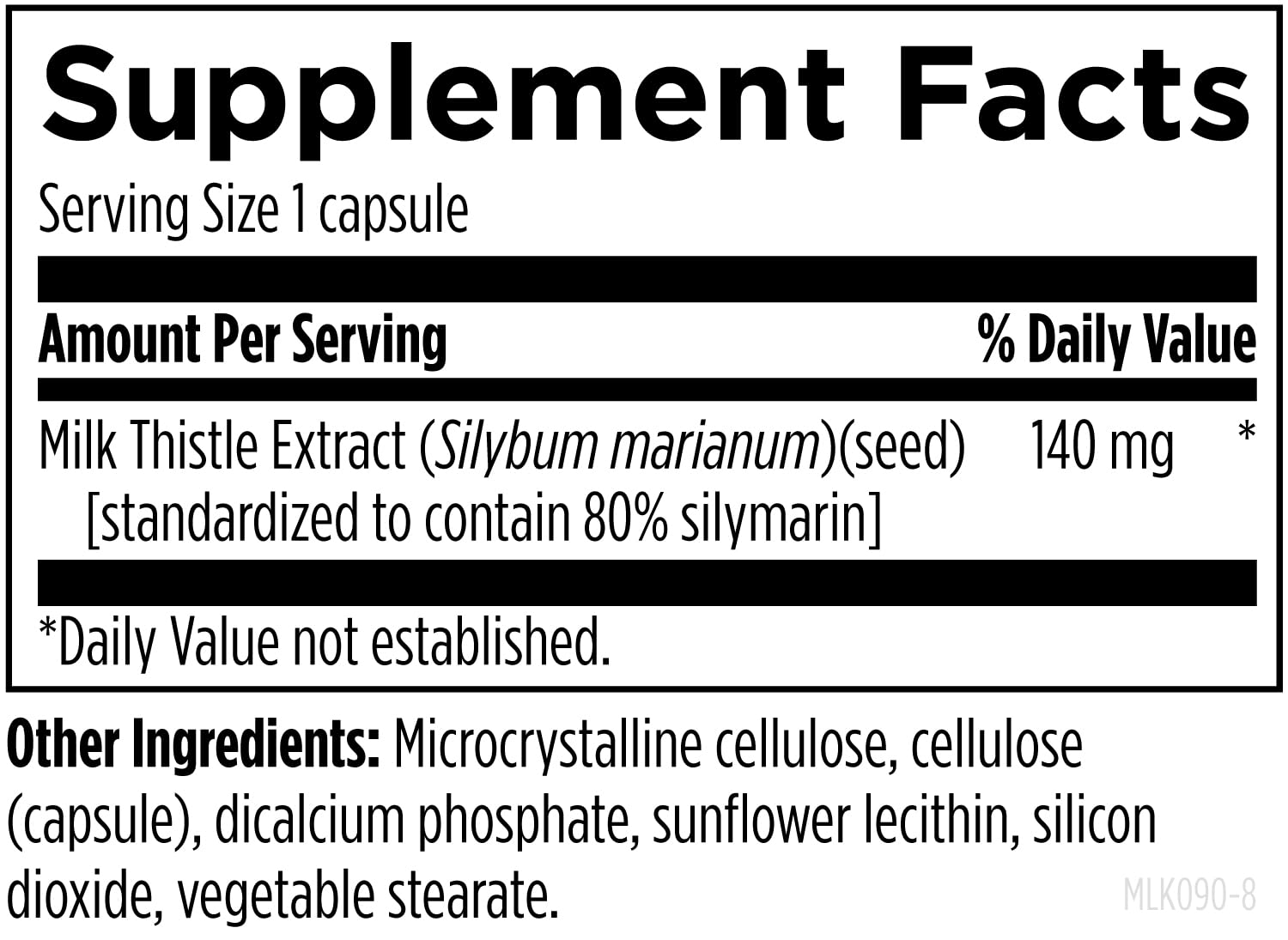 herbal milk thistle capsules for wellness