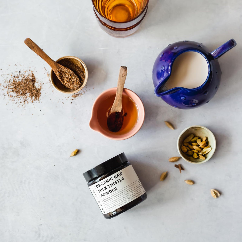 herbal milk thistle powder for detox