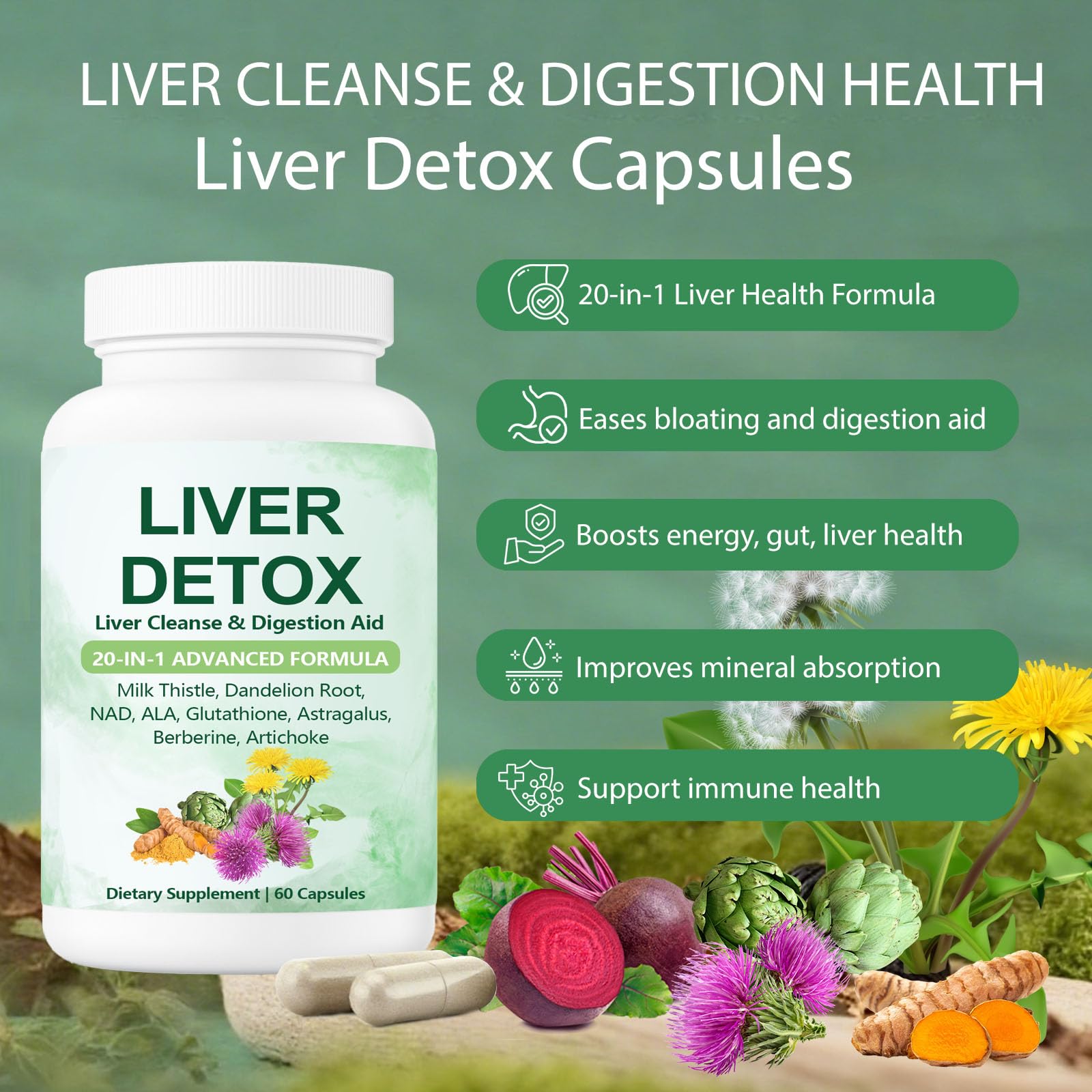 herbal milk thistle supplement