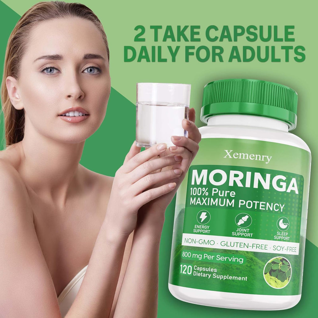 Herbal Moringa capsules for detox