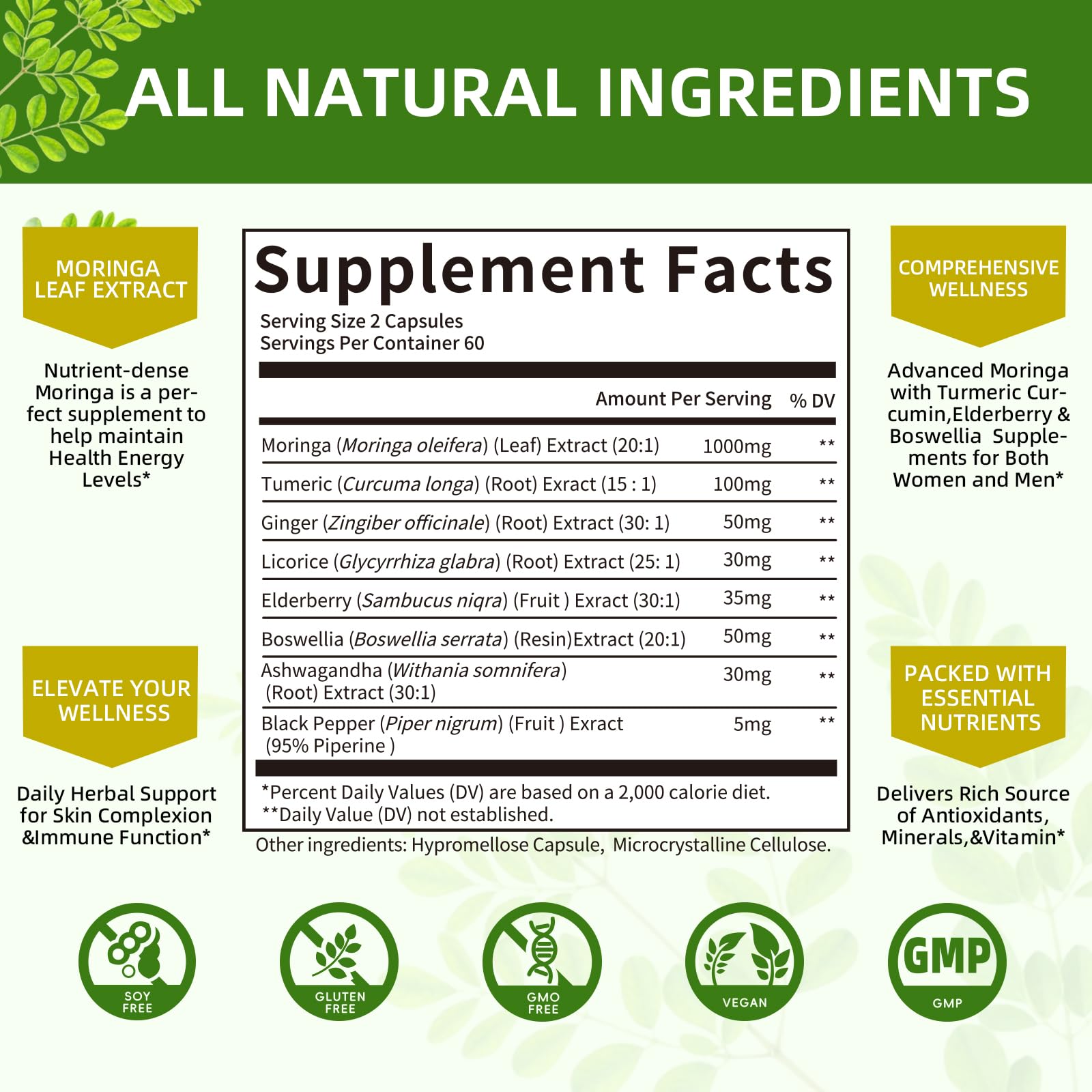 herbal moringa capsules for vitality