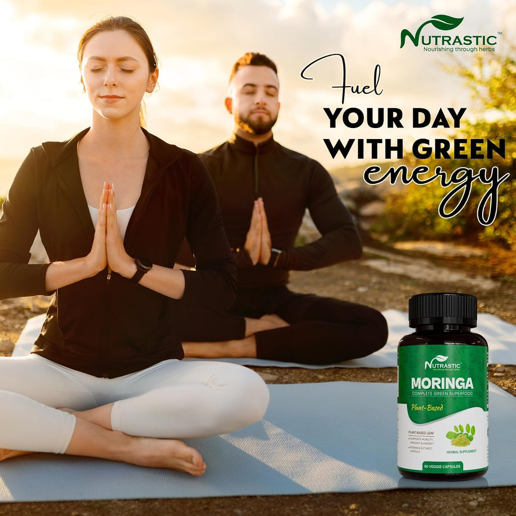 Herbal Moringa capsules for vitality