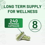 herbal Moringa capsules for wellness