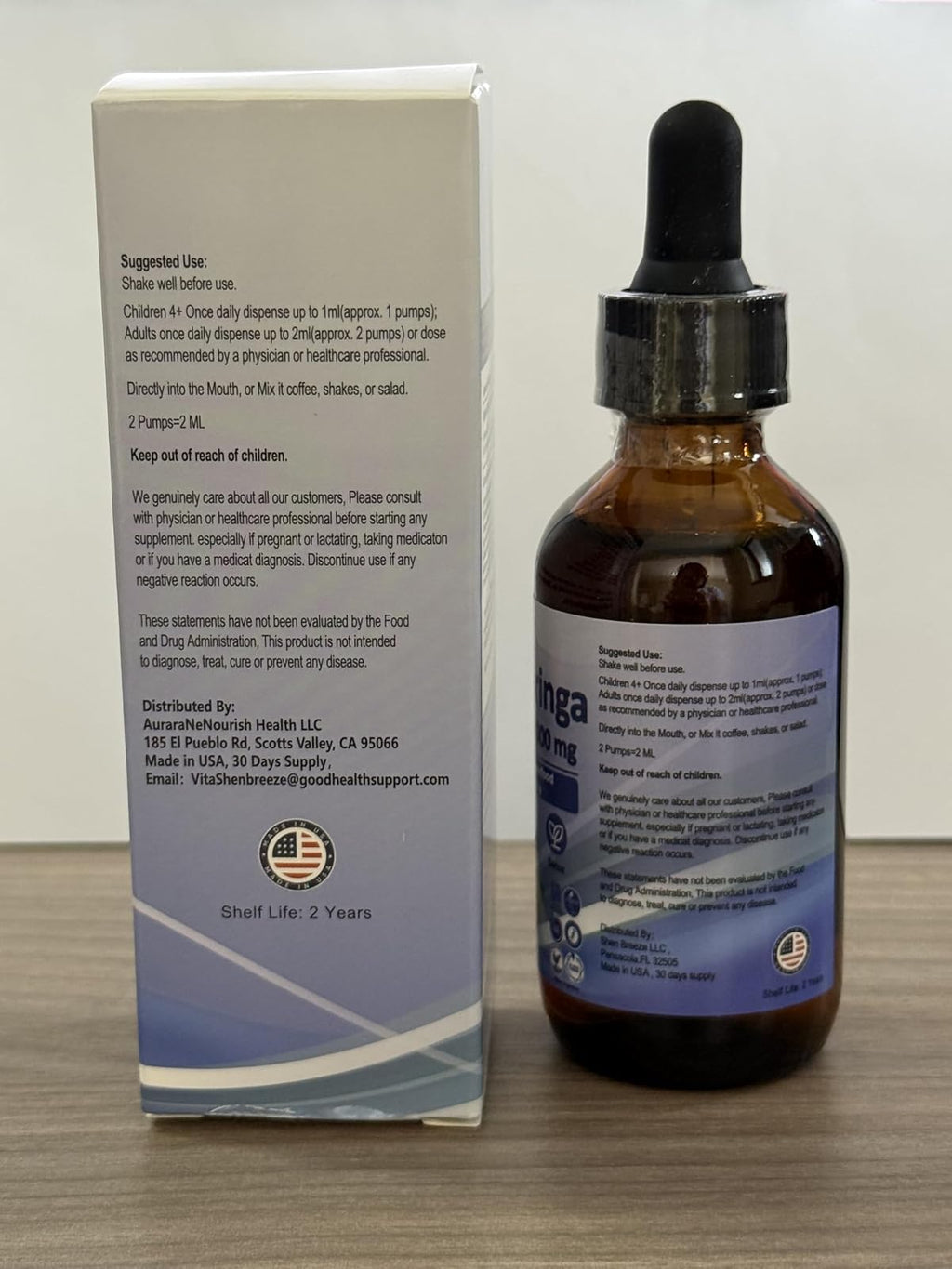 herbal moringa drops for vitality
