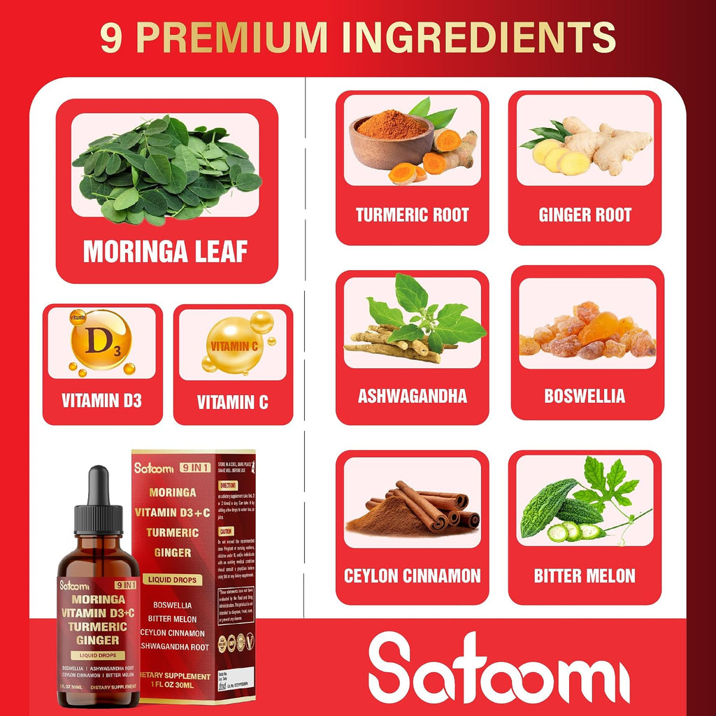 Herbal Moringa drops for wellness