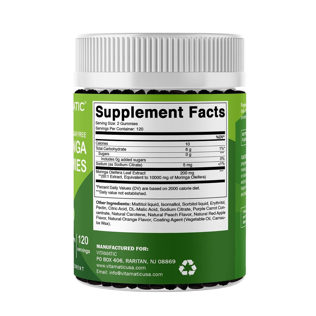 Herbal Moringa Gummies for vitality