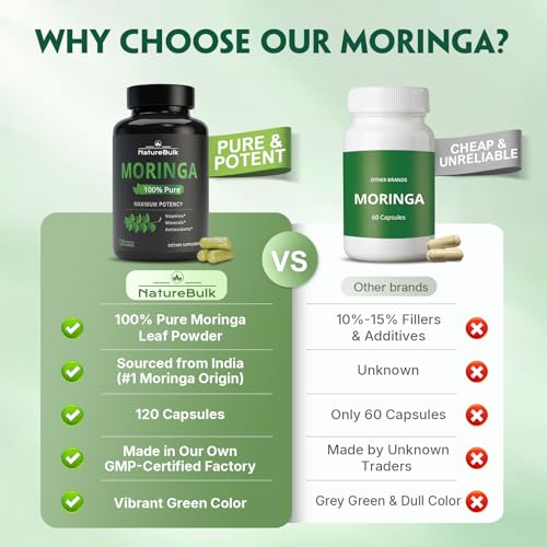Herbal moringa powder for nutrition