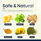 Herbal mullein drops for easy breathing
