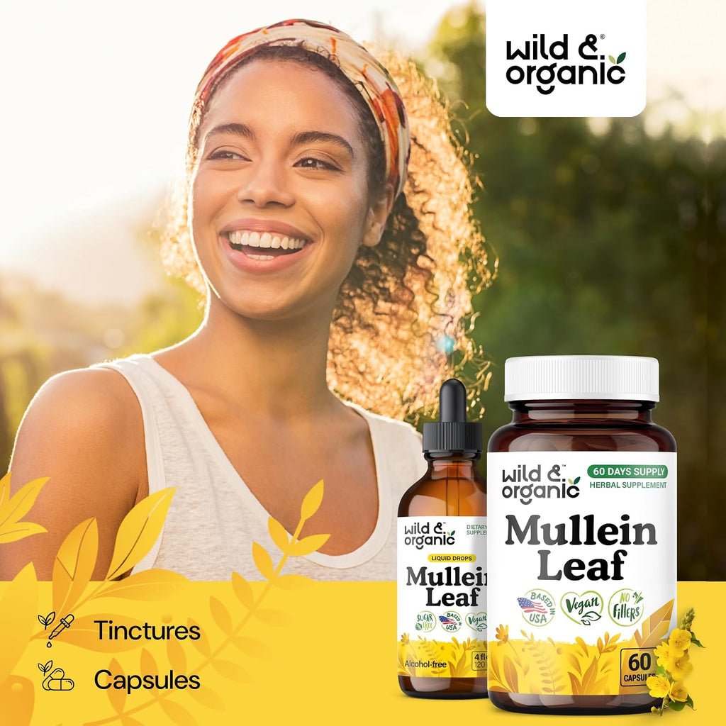 Herbal Mullein for soothing throat discomfort