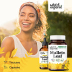 Herbal Mullein for soothing throat discomfort