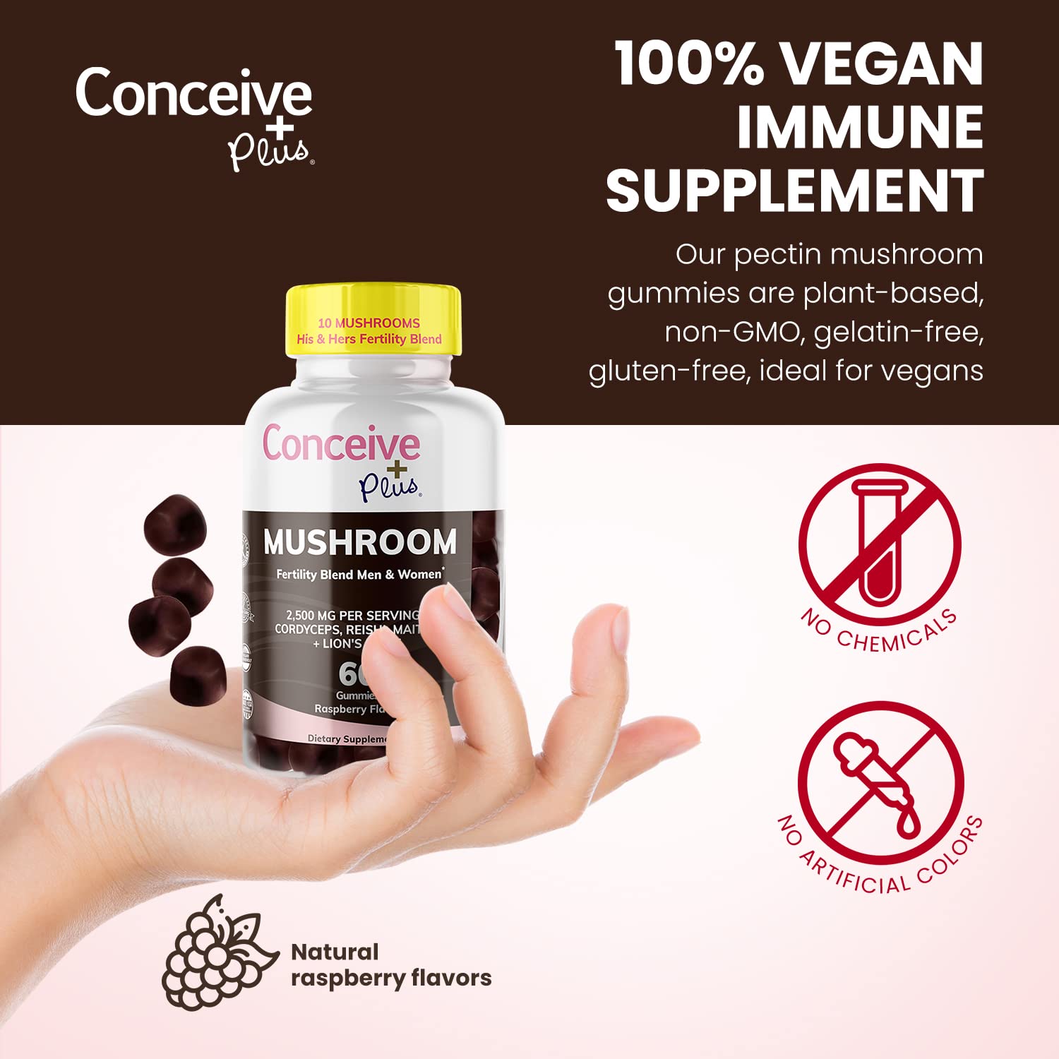 Herbal mushroom blend for vitality