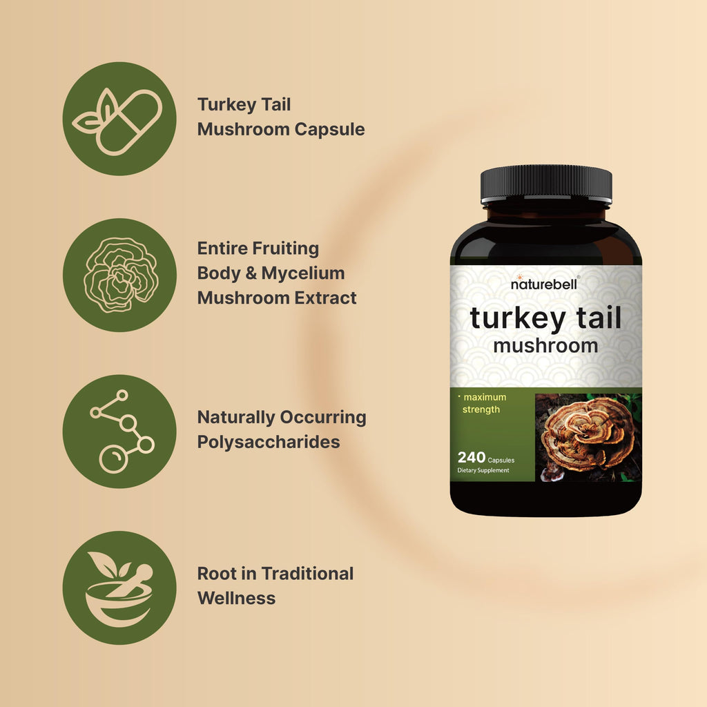 herbal mushroom capsules for vitality