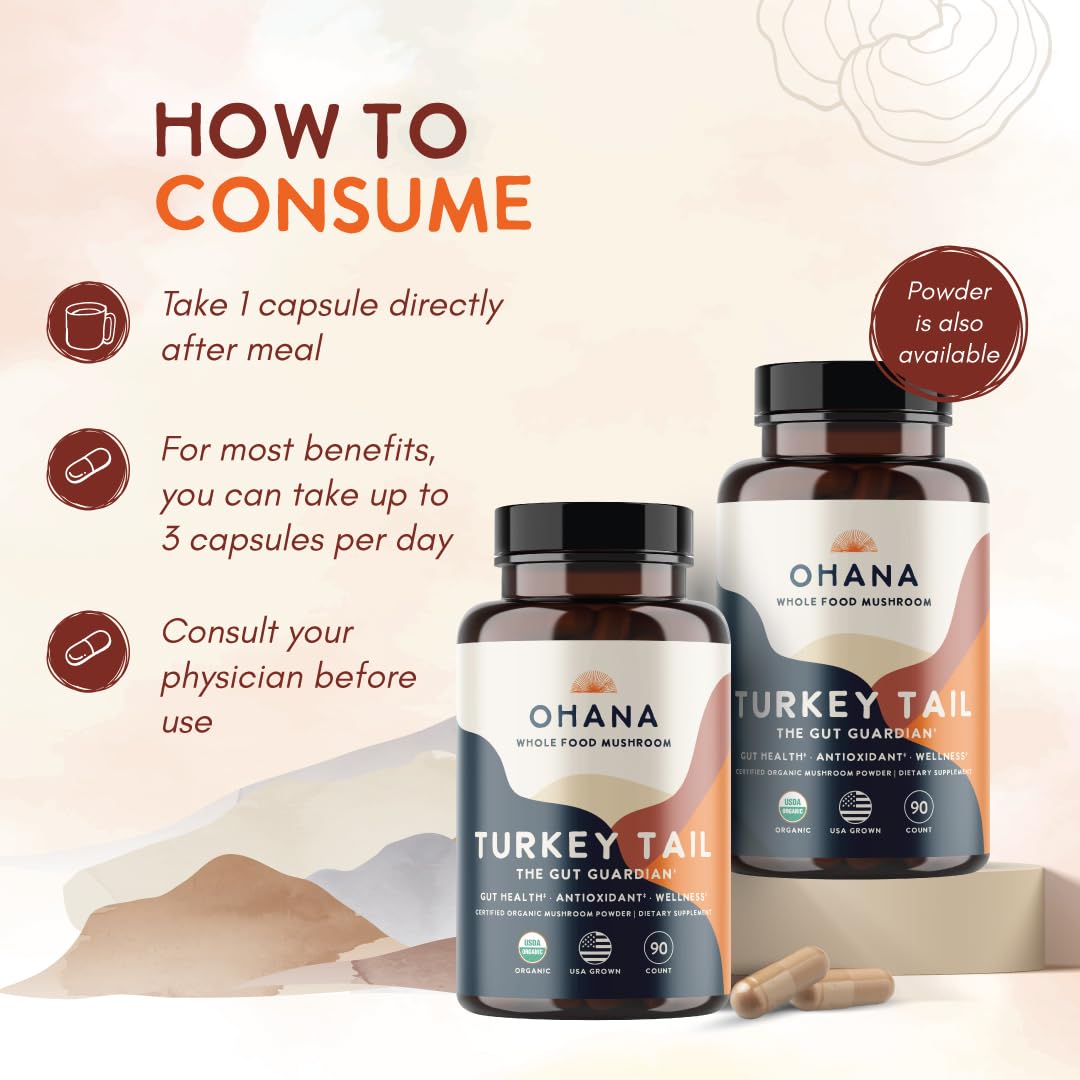 herbal mushroom capsules for vitality