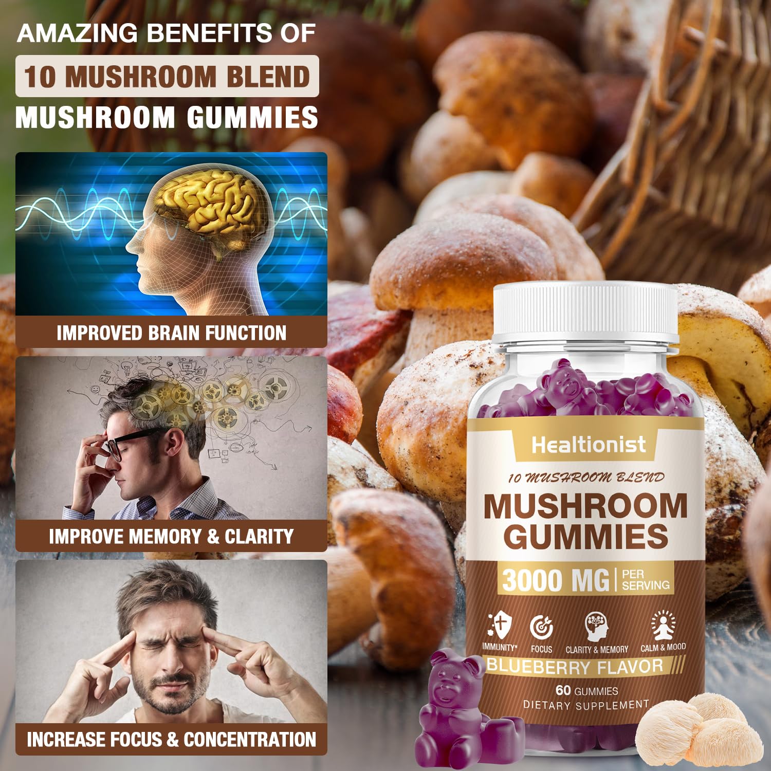 herbal mushroom complex for daily vitality