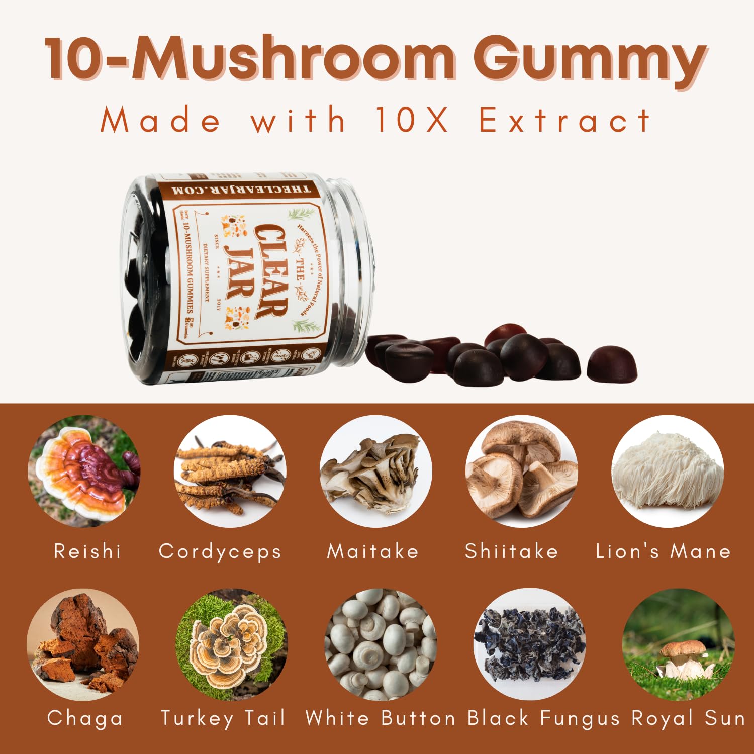 herbal mushroom gummies for health
