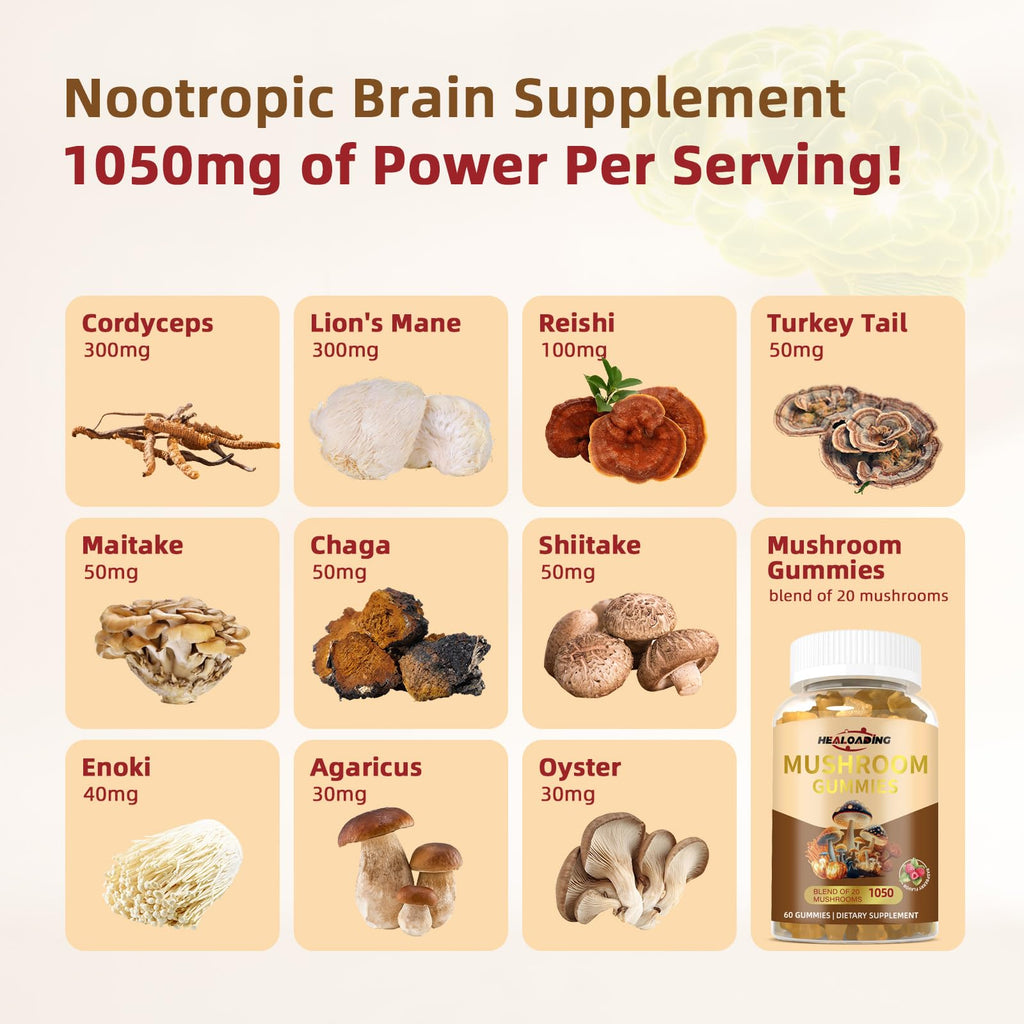herbal mushroom gummies for wellness