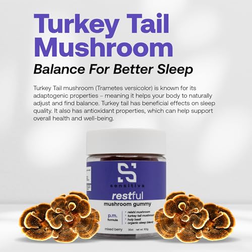 Herbal mushroom supplement for relaxation